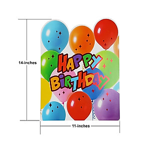 Iconikal Jumbo Greeting Card With Envelope, A Big Happy Birthday, 11 x 14-Inch