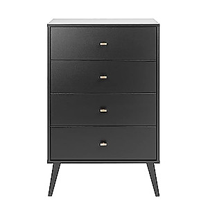 Prepac Milo 4-drawer Chest, Black