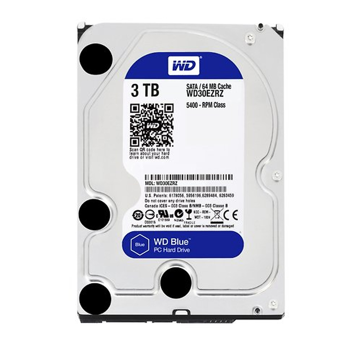 3TB SATA 64MB 3.5" HD Blue