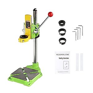 BEAMNOVA Drill Press Stand for Hand Drill Benchtop Industrial Kit Tool Holder 90 Degree Clamp Workbench Repair Tool
