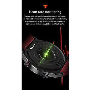 XYJ Smart Watch for Android Phones Compatible with iPhone 1.28 Inch Touch Screen Fitness Tracker with Heart Rate Monitor and Blood Oxygen Saturation 5ATM Waterproof Smartwatch for Women Men (Color :