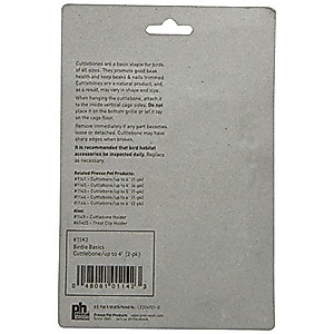 Prevue Pet Products Bpv1142 2-Pack 4-Inch Bird Cuttlebone, Small