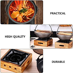 Cast Iron Nabe Pot Iron Soup Pot Cast Iron Stock Pot Non- Stick Cooking Pot Soup Pot Japanese Hot Pot Saucepan Stew Pot Casserole Pot Oven Pot With Furnace Sukiyaki Hot Pot Sukiyaki Hot Pot