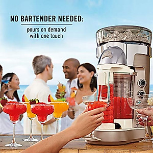 Margaritaville Bali Frozen Margaritas, Daiquiris, Coladas & Smoothies Machine with Self-Dispensing Lever and Mixes and Serves Party-Batch Size, 60 oz. Jar