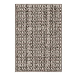 5'x12' - Desert Sands, Waffle Pattern - Indoor / Outdoor ECO-Friendly DuraKnit Pile & Loop Carpet Area Rugs & Runners