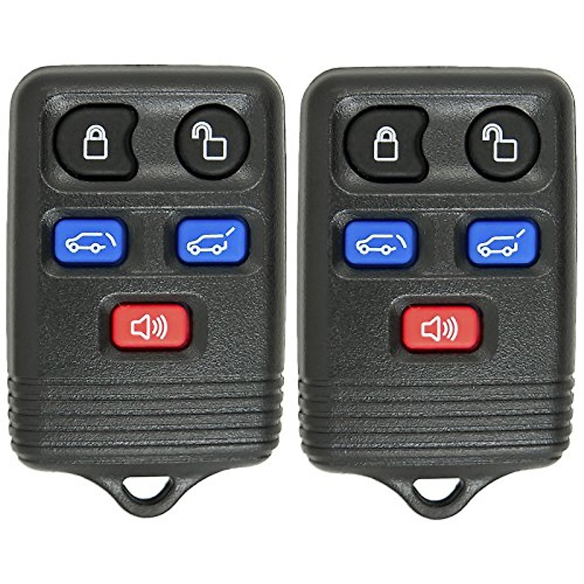 Keyless2Go Replacement for Keyless Entry Remote Car Key Fob Vehicles That Use CWTWB1U551, Self-Programming - 2 Pack