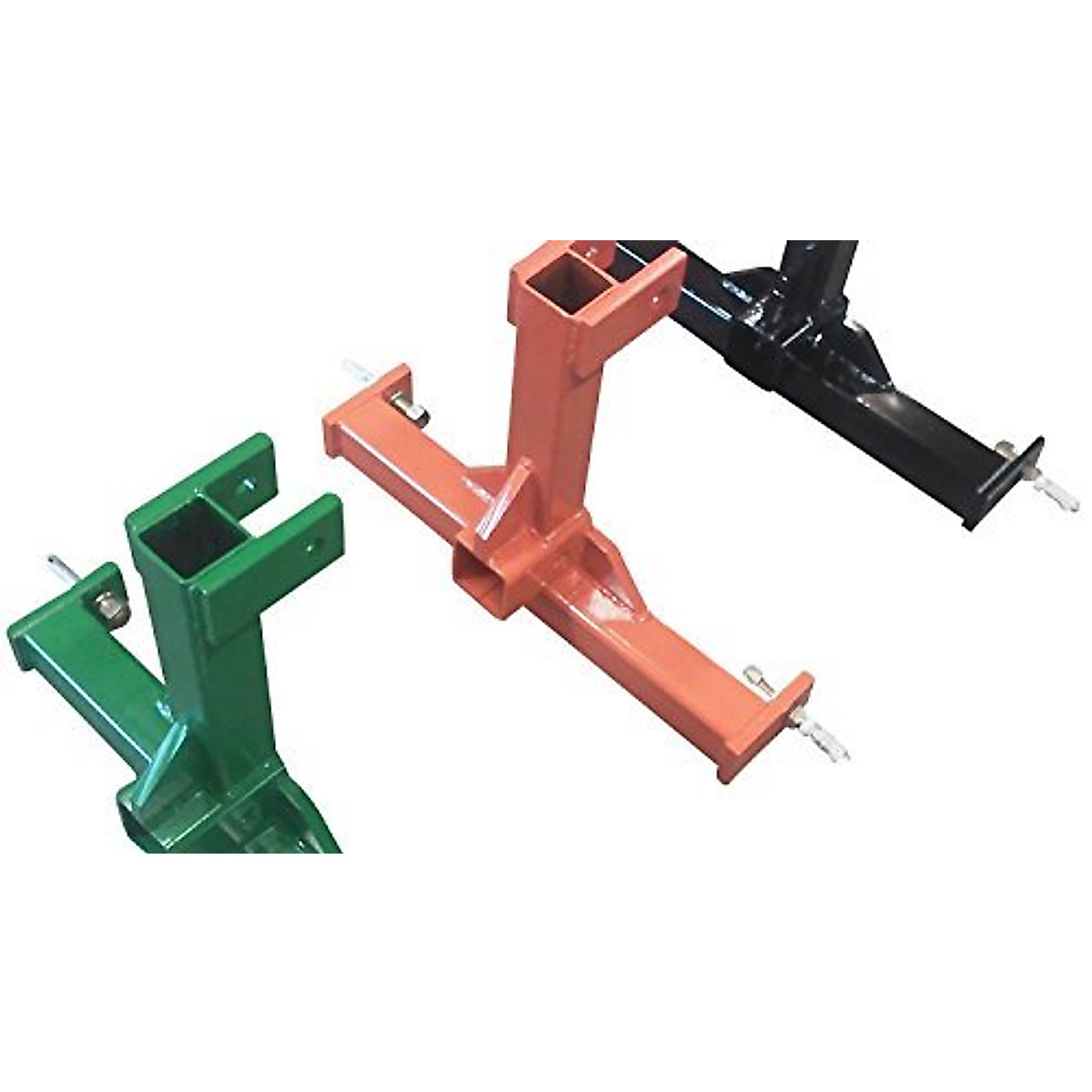 Heavy Duty 3 Point Category 0 Drawbar Receiver Hitch Tow Bar - Compatible with Kubota Orange