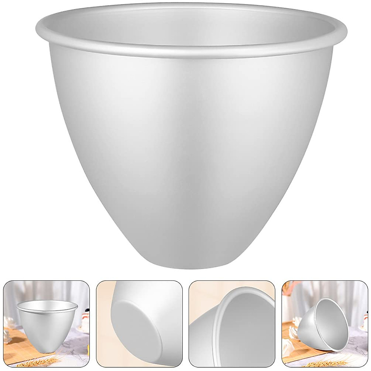 DOITOOL 2pcs Aluminium Alloy Doll Cake Pan Mold Princess Doll Cake Mold Baking Non Stick Dessert Mold Shaper Pastry Food Mold Baking Tools for Home Party 4inch