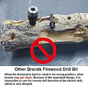 Hex Shank Firewood Drill Bit Wood Splitter,Overall Wood Splitter Drill Bit(32mm),Electric Drill Wood Splitter,Electric Log Splitter Hex Firewood Drill Bit.
