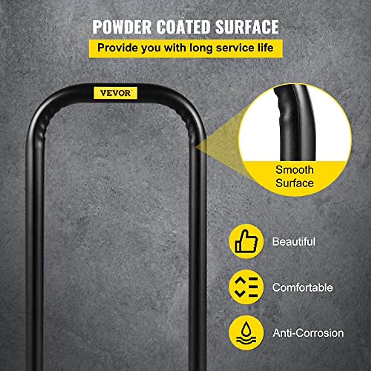 BestEquip Dolly Converter 13 Inch Width x 38 Inch Height Steel Converter Arms 250LBS Capacity Panel Dolly Handling Equippment