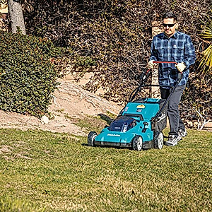 Makita XML13CM1 36V (18V X2) LXT® 19" Lawn Mower Kit with 4 Batteries (4.0Ah)