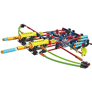 K’NEX K-FORCE Build and Blast® – Dual Cross Building Set – 368 Pieces – Ages 8+ – Engineering Education Toy