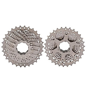 FECAMOS Road Bike Freewheel, 11‑30T Bike Freewheel Anti Rust Treatment High Accuracy Tooth Ratio for Cycling