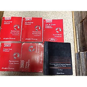 2003 OEM FORD EXPEDITION & LINCOLN NAVIGATOR Shop Repair Service Manual Set W Transmission & Wiring Bk
