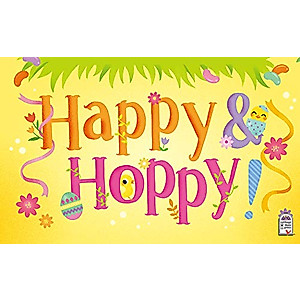 Happy & Hoppy - Children's Flip-a-Flap Activity Board Book for Easter Baskets and Springtime Fun, Ages 1-5