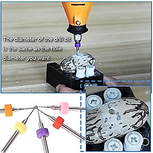 DKARDU PCB Drill Bits 0.1-1.0mm Mini Micro Carbide Spiral Flute Carbide Drill Bits Rotary Engraving Tool for PCB Circuit Board Jewelry CNC Board Power Engraving, 40 PCS