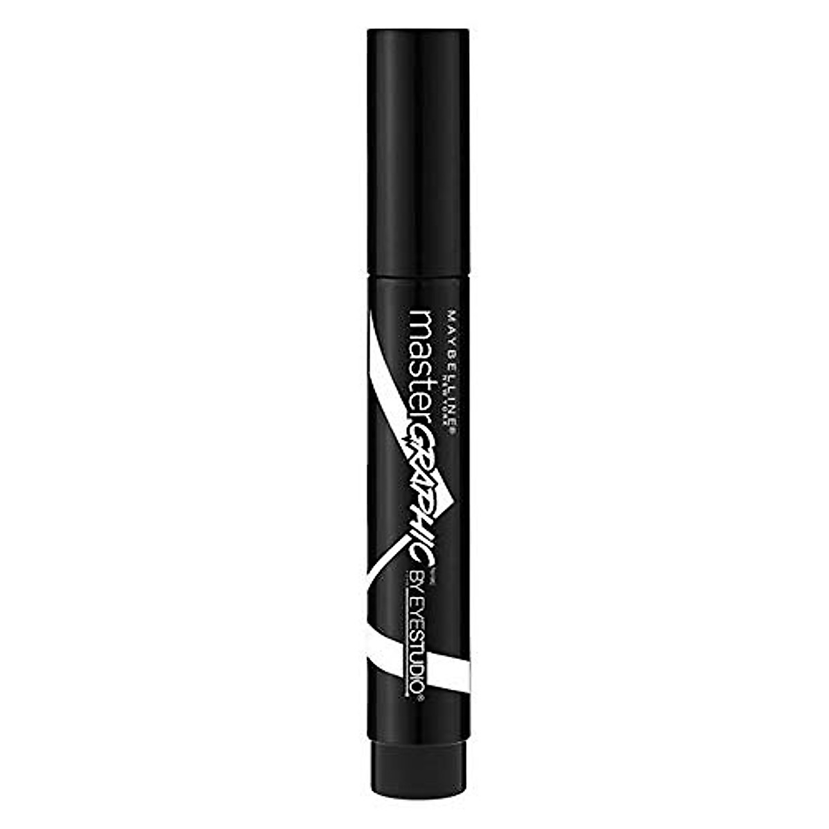 Maybelline New York Eye Studio Master Graphic Liquid Eyeliner, Striking Black, 0.084 Fluid Ounce