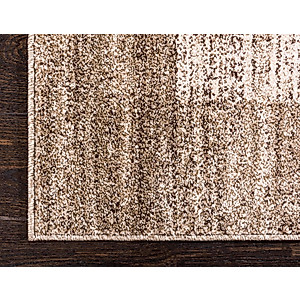 Unique Loom Del Mar Collection Area Rug - Abigail (7' 1" x 10' Rectangle, Beige/ Ivory)