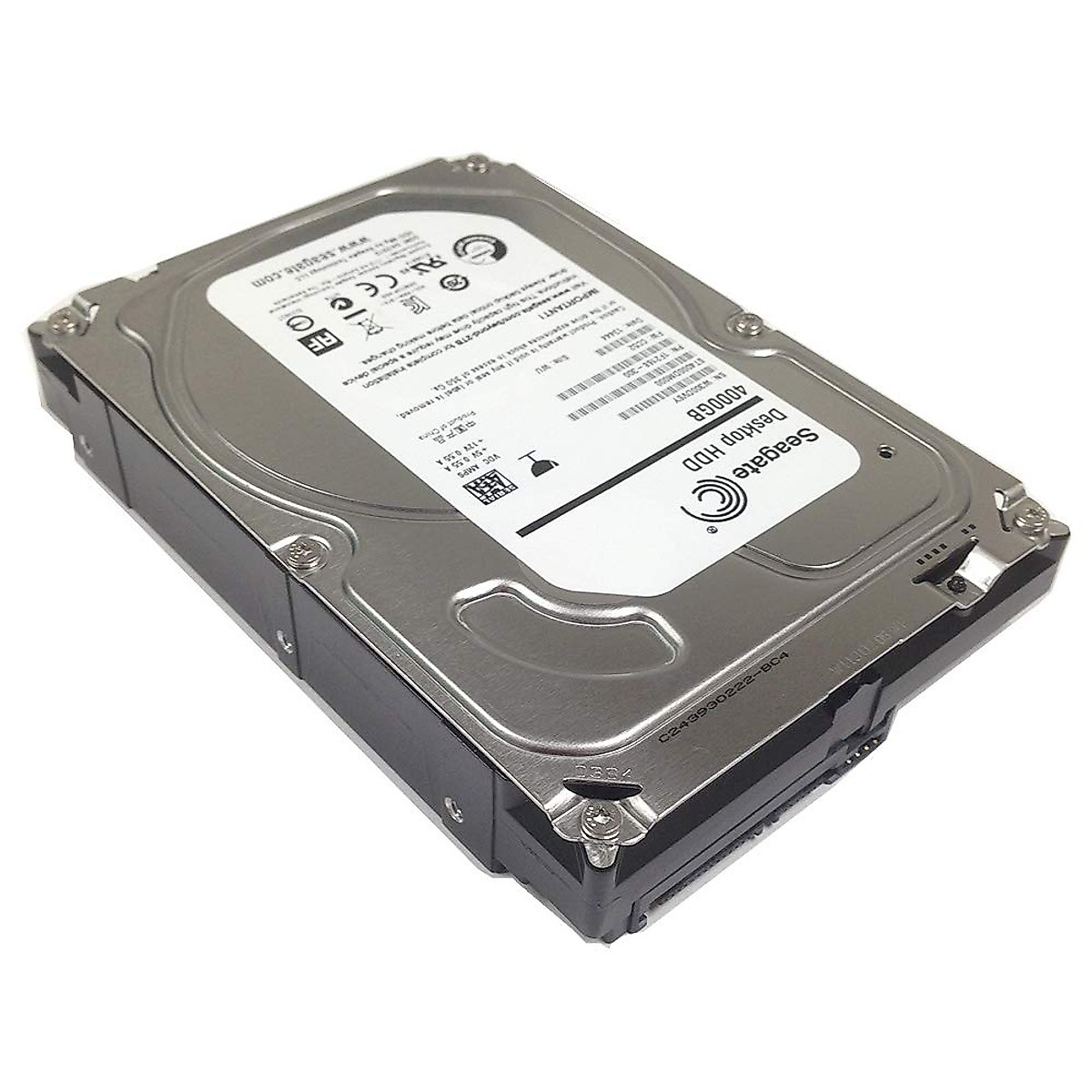 Seagate ST4000DM000 Desktop Hdd 4TB Sata 6GB/s Ncq 64MB Cache 3.5in Internal Bare Drive (Renewed)