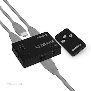 Armor3 "ReadyHub" 3-Port HD Switcher for HD Game Consoles and Devices
