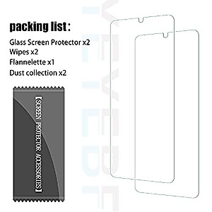Galaxy A32 5G Tempered Glass Screen Protector by YEYEBF, [2 Pack] [3D Glass] [Bubble-Free] [Anti-Glare] Screen Protector Glass for Samsung Galaxy A32