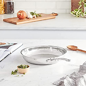 Cuisinart 10-Inch Open Skillet, Chef's Classic Stainless Steel Cookware Collection, 722-24