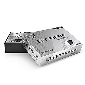 Wilson Staff Model Golf Ball - 12 Balls, White
