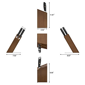 Cangshan L Series 3-Piece HUA Cleaver Block Set, German Steel Forged, Black, 1027426