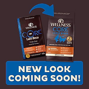 Wellness CORE Natural Grain Free Large Breed Original Dry Dog Food, 24 lbs