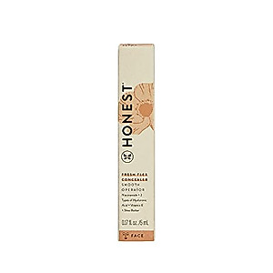 Honest Beauty Fresh Flex Concealer with Niacinamide + Vitamin E + Hyaluronic Acid | Vegan + Cruelty free | Ivory, 0.17 fl oz