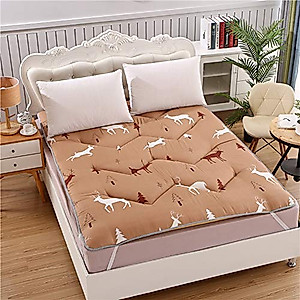 Soft Comfortable Tatami Mattress,Traditional Japanese Futon Mattresses,Double Single Mattress Pad Student Dormitory A Twin:35x79inch
