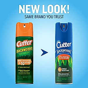 Cutter Backwoods Insect Repellent (12 Pack), Repels Mosquitos for Up To 10 Hours, 25% DEET, 6 Ounce (Aerosol Spray)