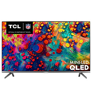 TCL 65-inch 6-Series 4K UHD Dolby Vision HDR QLED Roku Smart TV - 65R635, 2021 Model