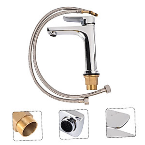 Homoyoyo 1pc Water Tap Water Spigot Vessel Faucet Heart Shaped Rug Wash Basin Faucets Lavatory Faucet Outdoor Kitchen Faucet Faucets for Bath Sinks Vessel Sink Faucet Metal Copper Handle