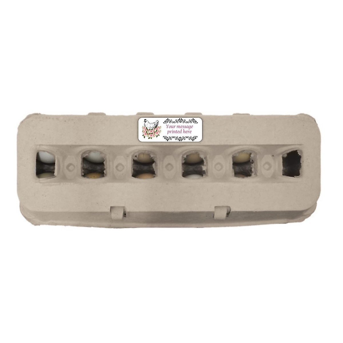 60 Personalized chicken egg carton labels, Thank you stickers, tags