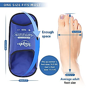 Hilph Bundle of 2 Pack Ice Slippers + Ice Cap for Chemotherapy