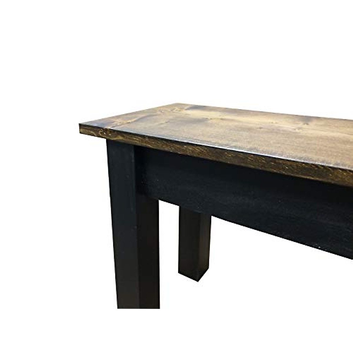 Dark Walnut and Black Bench (36)