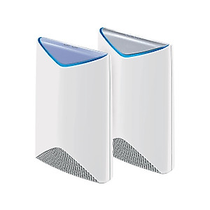NETGEAR Orbi Pro Tri-Band Mesh WiFi System (SRK60) -- Router & Extender Replacement covers up to 5,000 sq. ft., 2 Pack, 3Gbps Speed Router & 1 Satellite