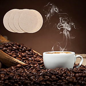 1000 PCS Unbleached Coffee Filters Unbleached Coffee Filter Paper Round Coffee Maker Filters Compatible with Coffee Tea Filters