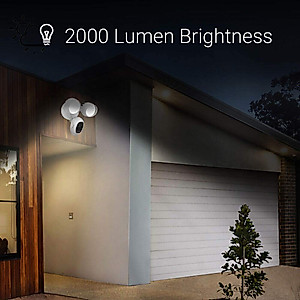 EZVIZ Floodlight Security Camera WiFi 1080P, Motion-Activated Enhanced with PIR&H265, Floodlight&Siren Alarm, Starlight Color Night Vision, Two-Way Audio, Weather Proof (LC1C)