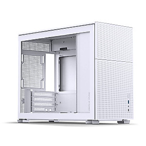 JONSBO D31 MESH White Micro ATX Computer Case, M-ATX/ITX Mainboard/Support RTX 4090(335-400mm) GPU 360/280AIO,Power ATX/SFX: 100mm-220mm Multiple Tool-Free Design,White