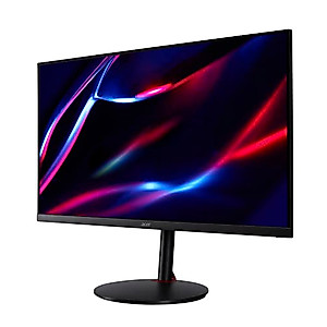 Acer Nitro 31.5" WQHD 2560 x 1440 Gaming Monitor | AMD FreeSync Premium | Agile-Splendor IPS | 165Hz | Up to 0.5ms | ZeroFrame Design | Display Port 1.4 & 2 x HDMI 2.0 Ports | XV320QU Lmbmiiphx,Black