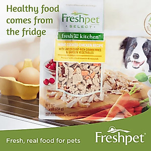 Salutem Vita - Freshpet Select Fresh from The Kitchen Home Cooked Chicken Recipe for Dogs, 1.75 Lb - Pack of 3