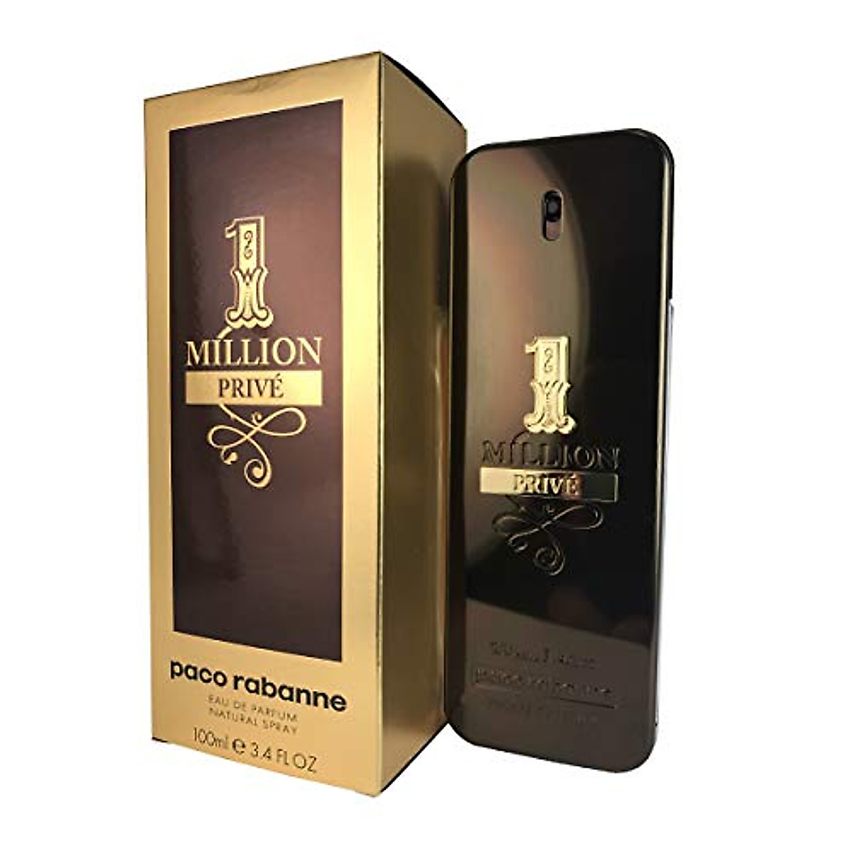 1 Million Prive for Men by Paco Rabanne 3.4 oz Eau De Parfum Spray
