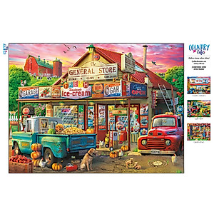 Buffalo Games - Eduard - Country Store - 1000 Piece Jigsaw Puzzle for Adults Challenging Puzzle Perfect for Game Nights