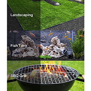 Stanbroil 10 Pounds Lava Rock Granules for Fire Bowls,Fire Pits,Gas Log Sets, and Indoor or Outdoor Fireplaces - Medium (1/2"- 1")