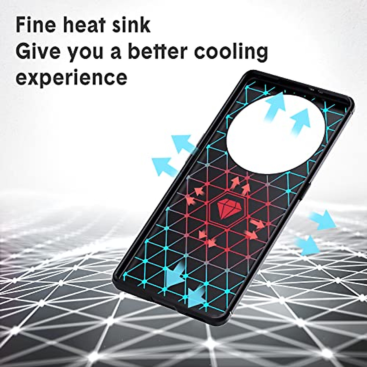 Natbok Designed for Oppo Find X6 Pro Case, Flexible TPU [Brushed Texture] [Anti-Slip] Shockproof Military Protection Bumper Phone Case,Slim Case Cover for Oppo Find X6 Pro,Black