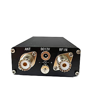 Malahit ATU-100 EXT Antenna Tuner 1.8-50MHz atu100 by N7DDC 7x7 0.96 Inch OLED 3.2 Firmware Programmed with Housing Assembled Machine with USB Cable（No Battery）
