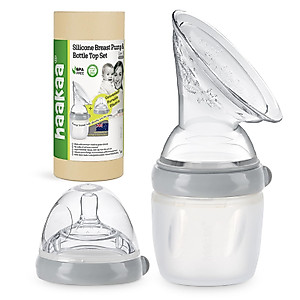 haakaa Manual Breast Pump Breast Milk Collector Gen 3 Multi-Functional Feeding Set 5.4oz/160ml