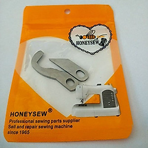HONEYSEW Upper + Lower Knife for Brother 3034D Serger Overlocker Machine Blade #XB0563001 XB1459001